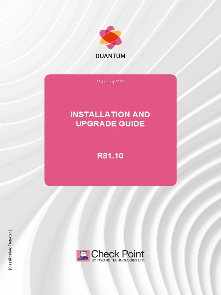CP R81.10 Installation and Upgrade Guide | Download Free PDF | Computer Network | Firewall ...