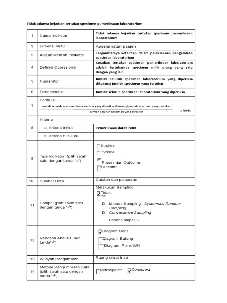 AKURASI PENGUMPULAN SPECIMEN LABORATORIUM | PDF