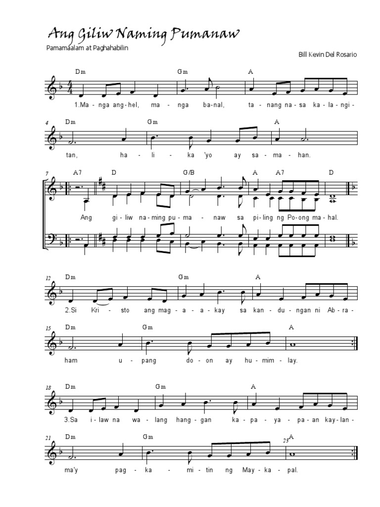 Ang Giliw Naming Pumanaw | PDF
