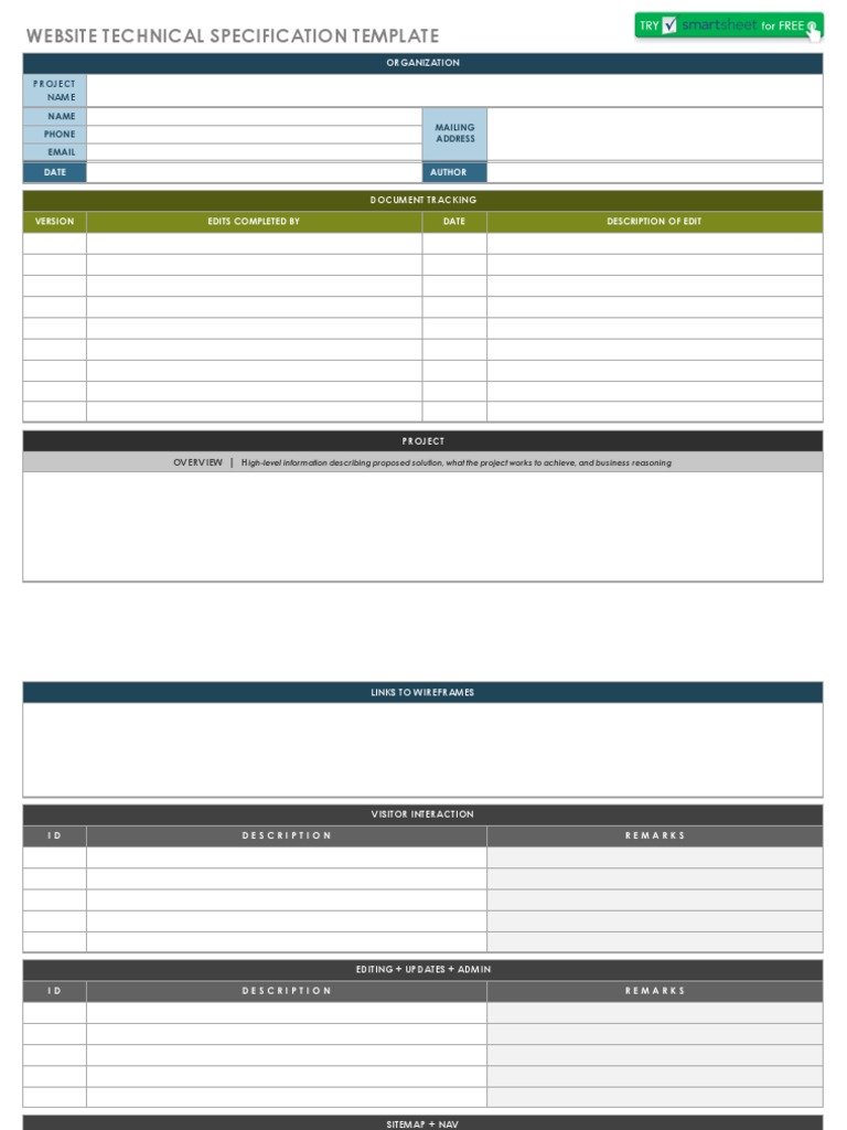 IC Website Technical Specification 9187 PDF | Download Free PDF ...