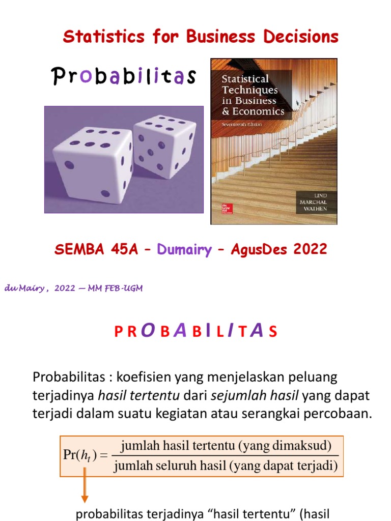 Konsep Probabilitas | PDF