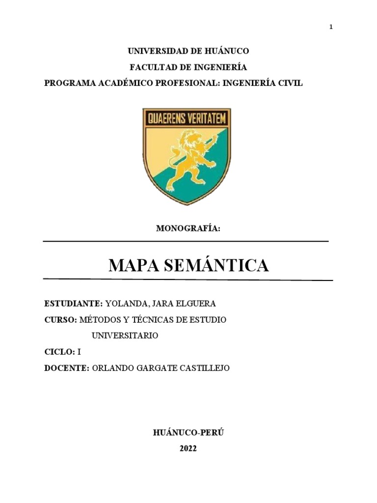 Mapa Semantico FINAL | PDF