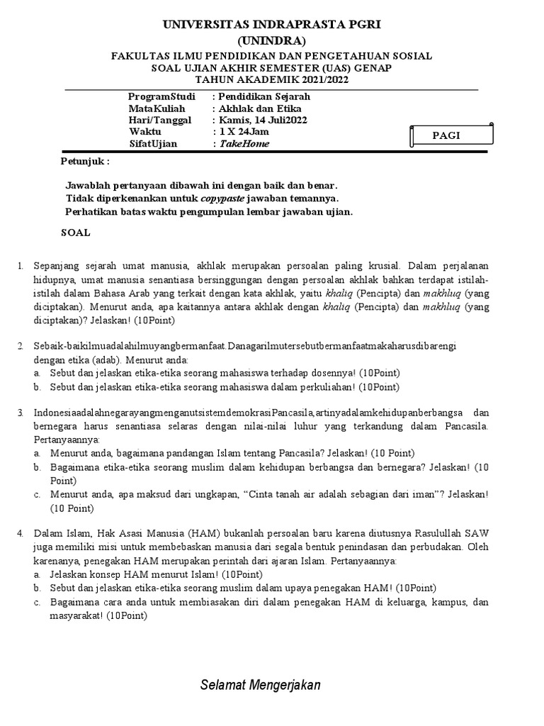 Akhlak Dan Etika Pdf