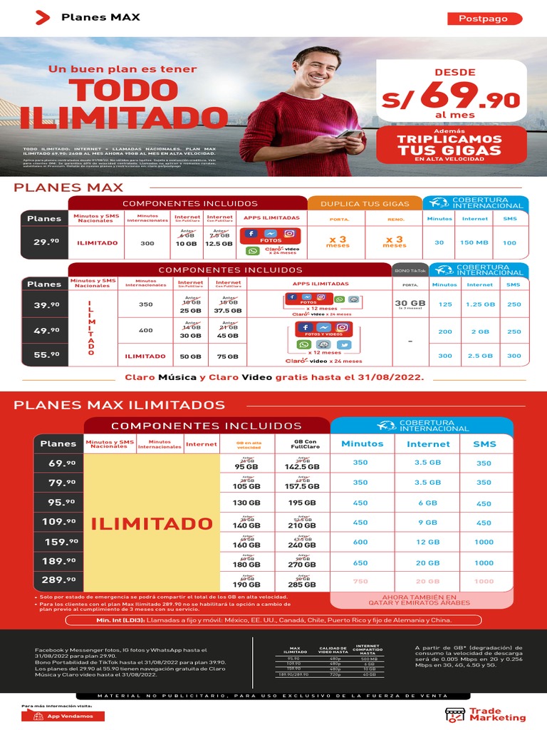Planes Postpago Agosto Iii | PDF | Netflix | Telecomunicaciones