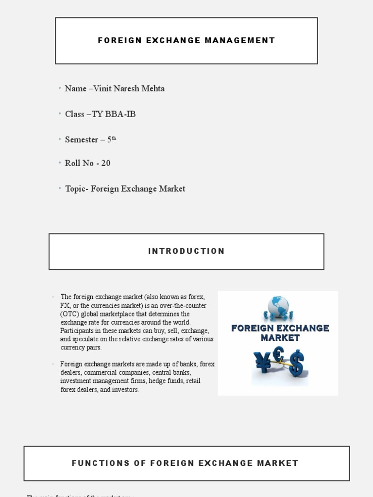 Foreign Exchange Management | Download Free PDF | Foreign Exchange ...