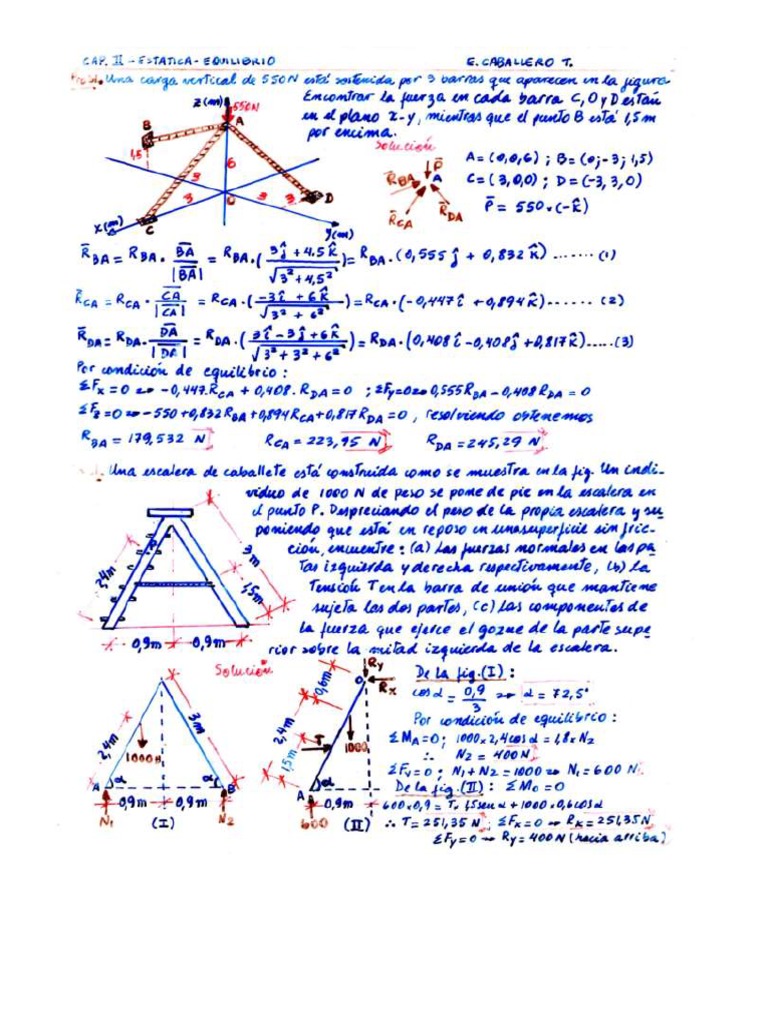 Problemas Estática 1 | PDF