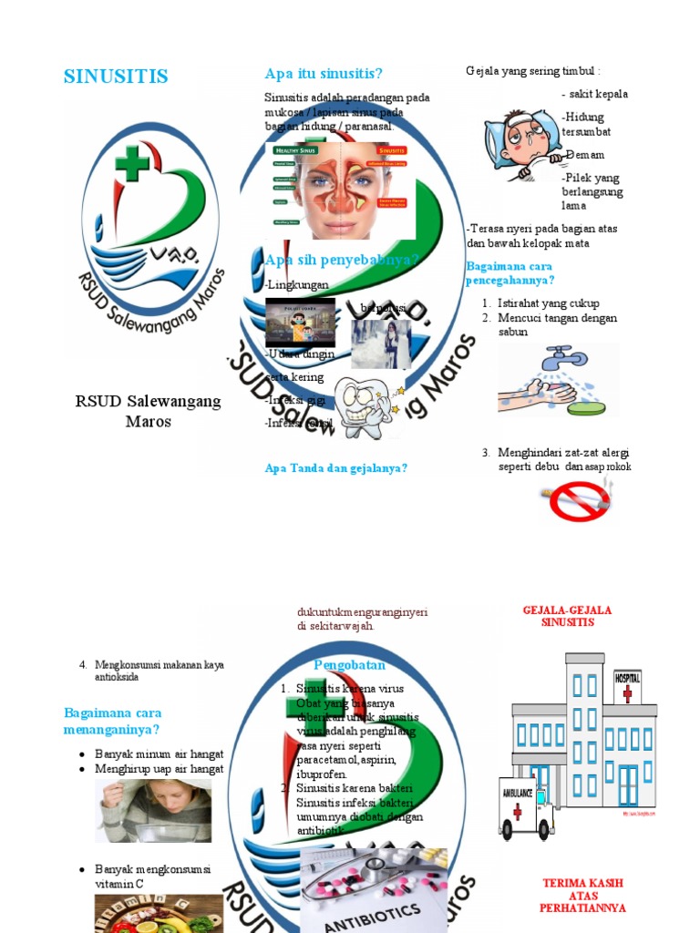 Leaflet SINUSITIS | PDF