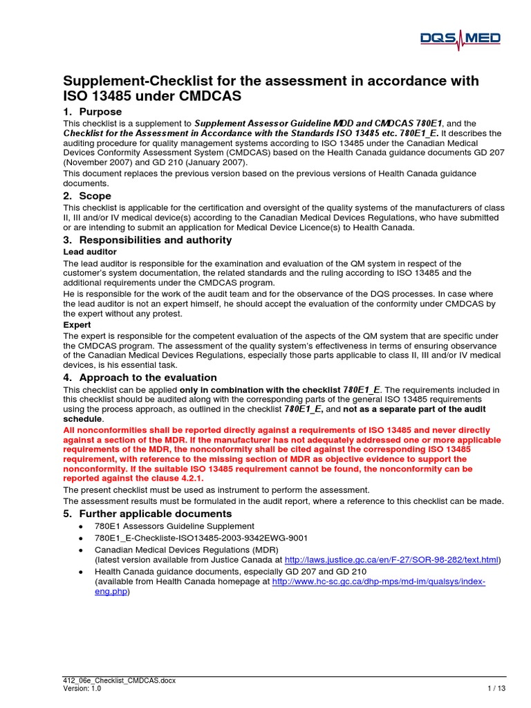 CMDCAS | PDF