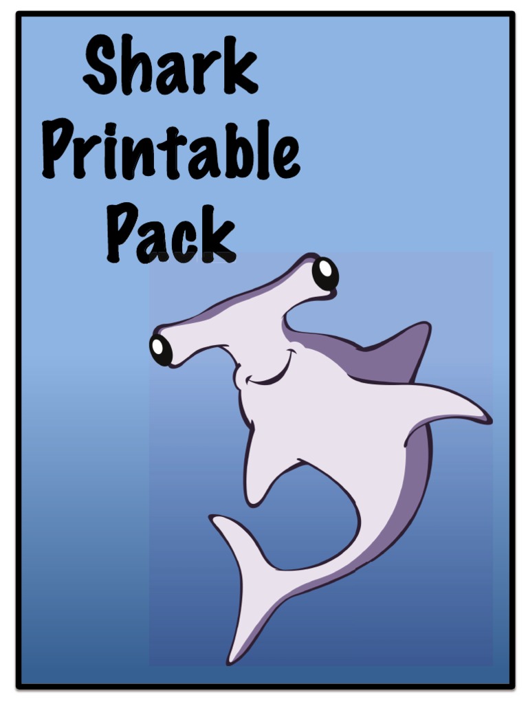 Shark Printable Pack KWG | PDF | Writing