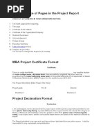 Format For Research Project Report | PDF