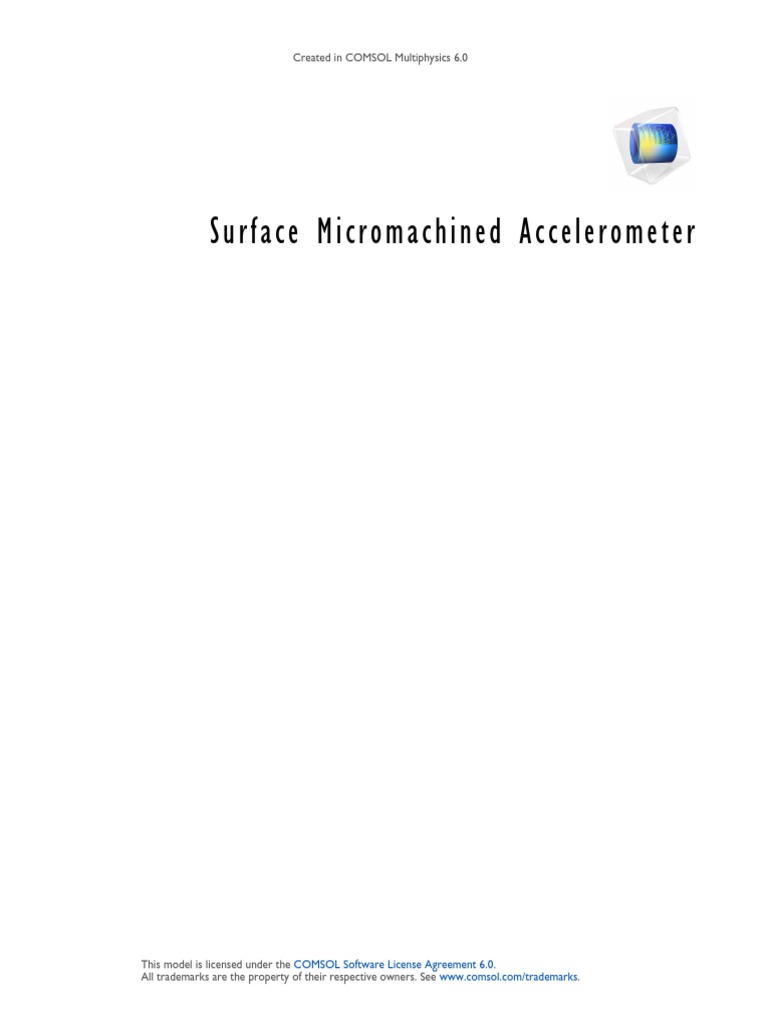 Articulo N1 Mems Surface Micromachined Accelerometer Pdf Capacitor Accelerometer