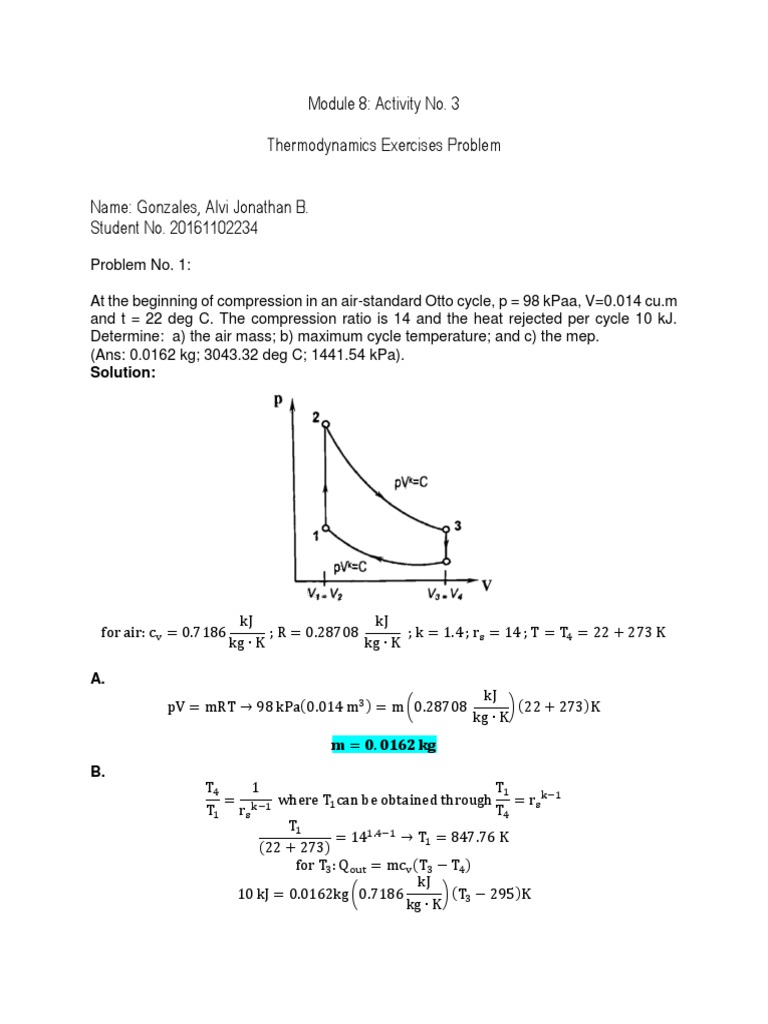 Integrated Course 1 - Module 8 - Activity No. 3 | PDF | Energy Conversion | Classical Mechanics
