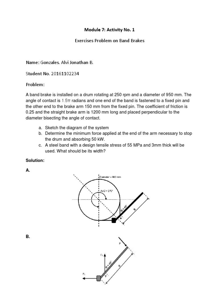 Machine Design 2 - Module 7 Activity No. 1 | PDF | Mechanical ...
