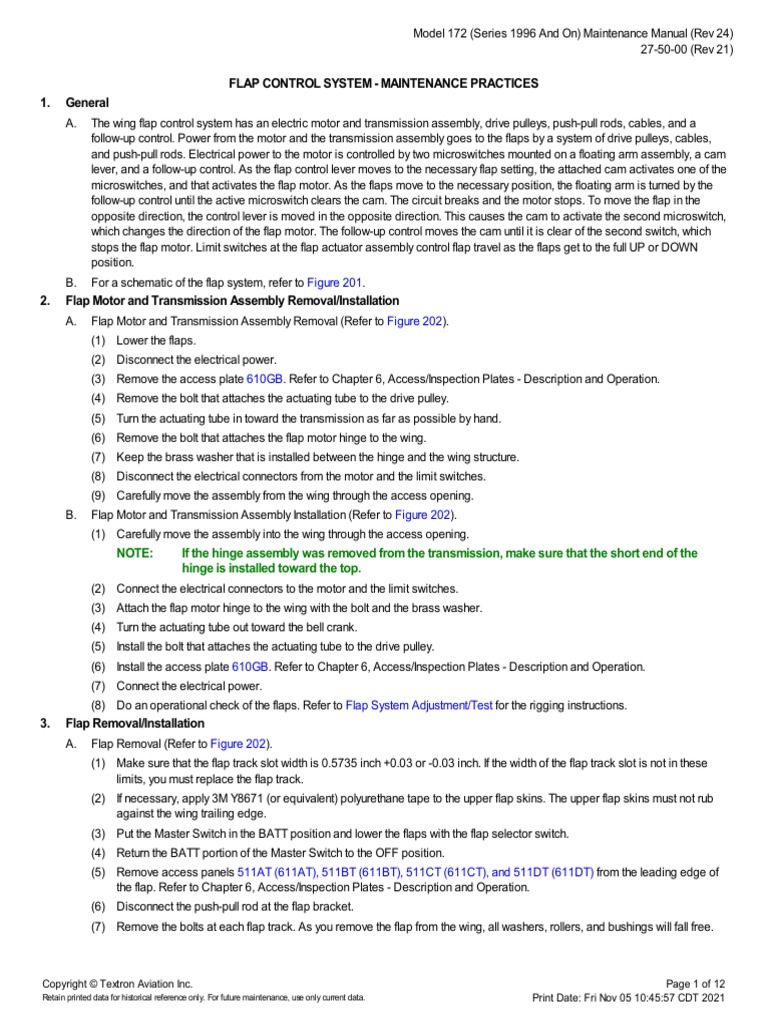 Flap System Rigin | PDF | Switch | Flap (Aeronautics)