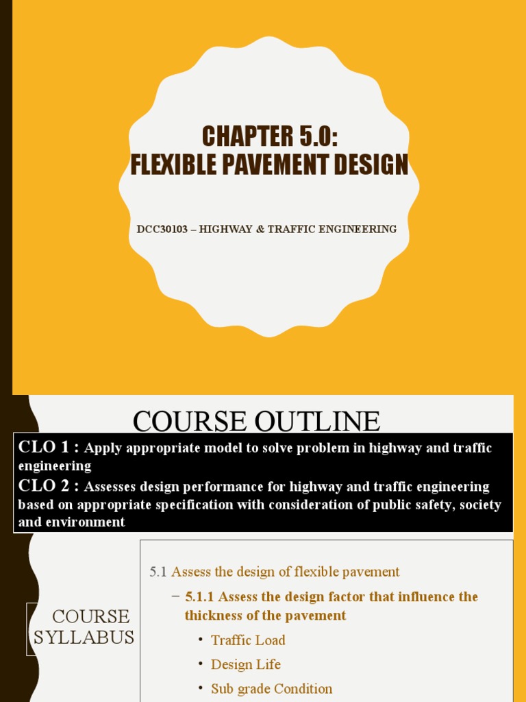 New Topik 5 DCC30103 Flexible Pavement Design Baru-1 | PDF