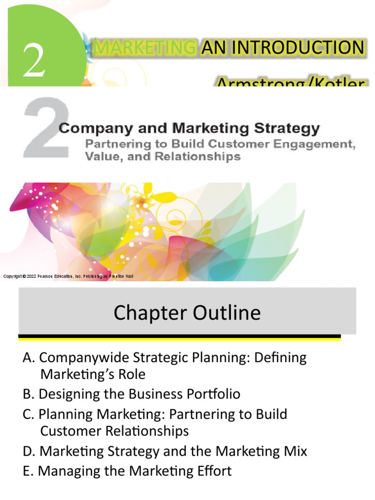 Chapter 2 - Company - Marketing Strategy - Partnering To Build Customer ... Chapter 2 - Company - Marketing Strategy - Partnering To Build Customer ...