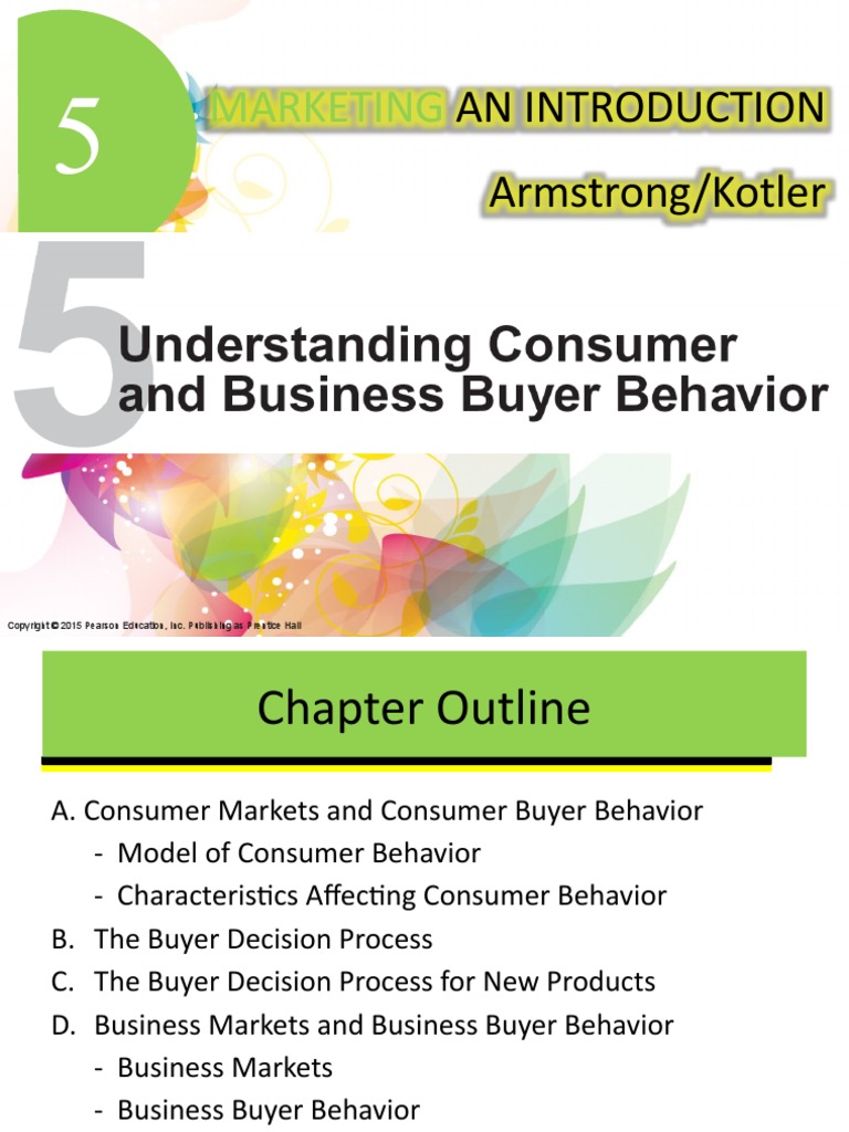 Chapter 5 - Understanding Consumer - Business Buyer Behavior | PDF ...