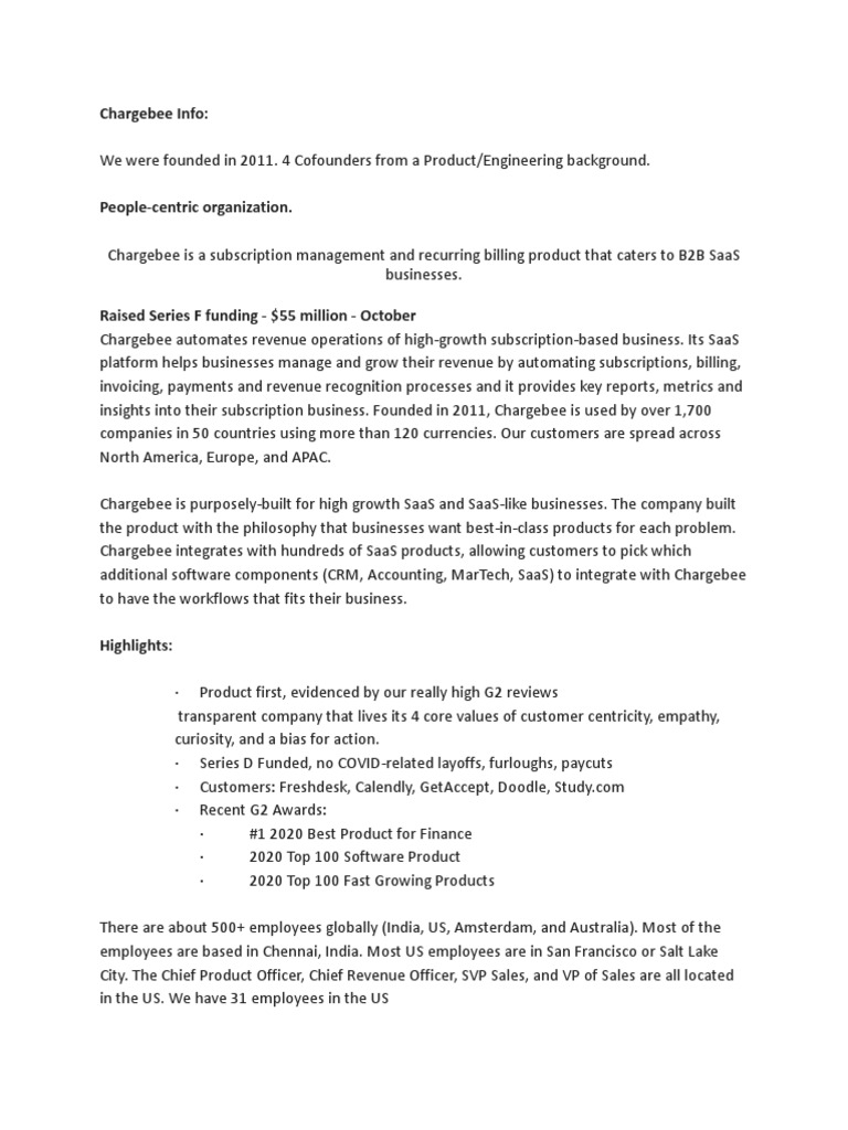 about-chargebee-pdf-subscription-business-model-software-as-a-service
