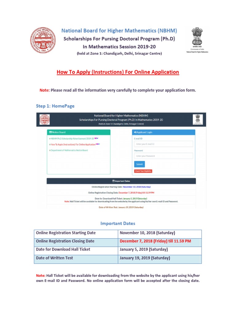 How To Apply For Online Application | PDF | Password
