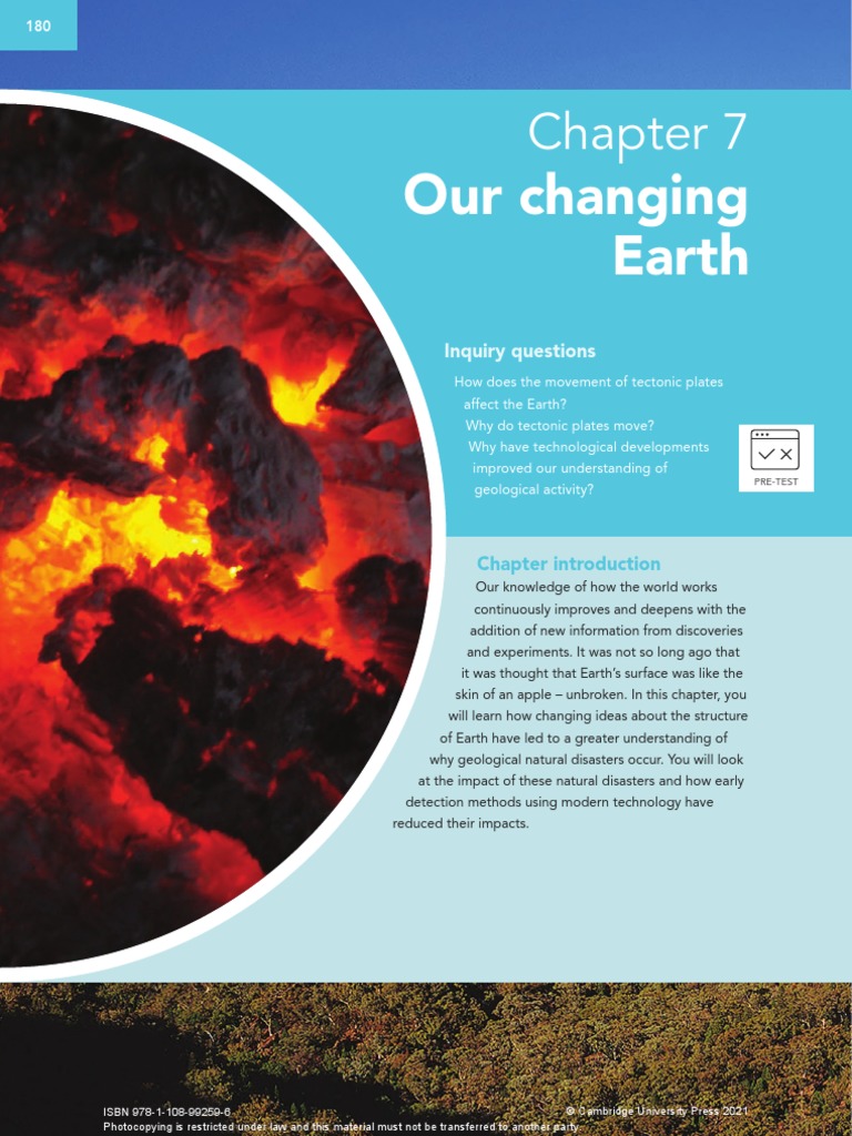 Cambridge Science - Chapter 7 - Our Changing Earth | PDF | Plate ...