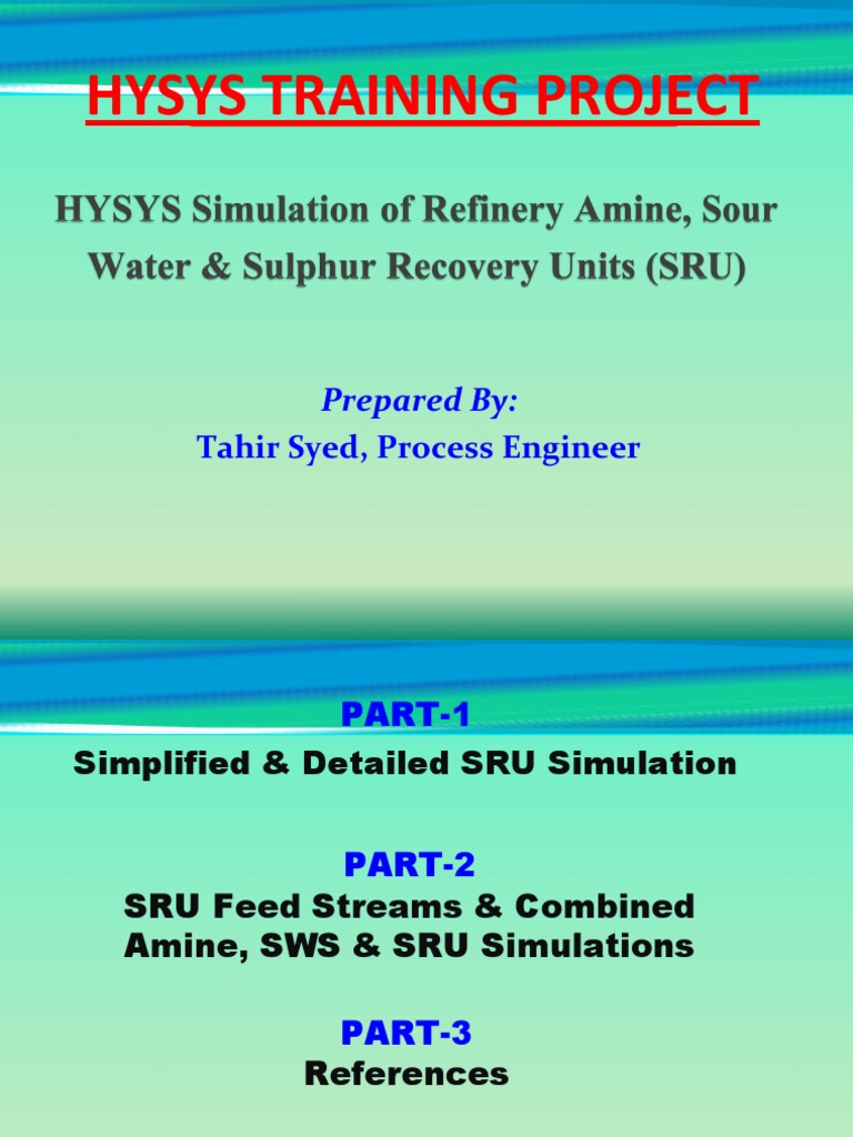 HYSYS Training Project 1668937366 | PDF | Chemical Engineering ...