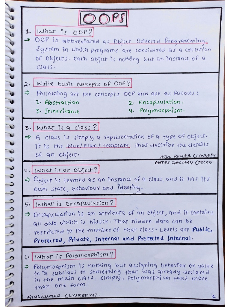 ?oops?interview Series | PDF