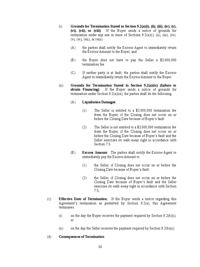 Aircraft Purchase Agreement - Docx-12 | Download Free PDF | Procurement ...