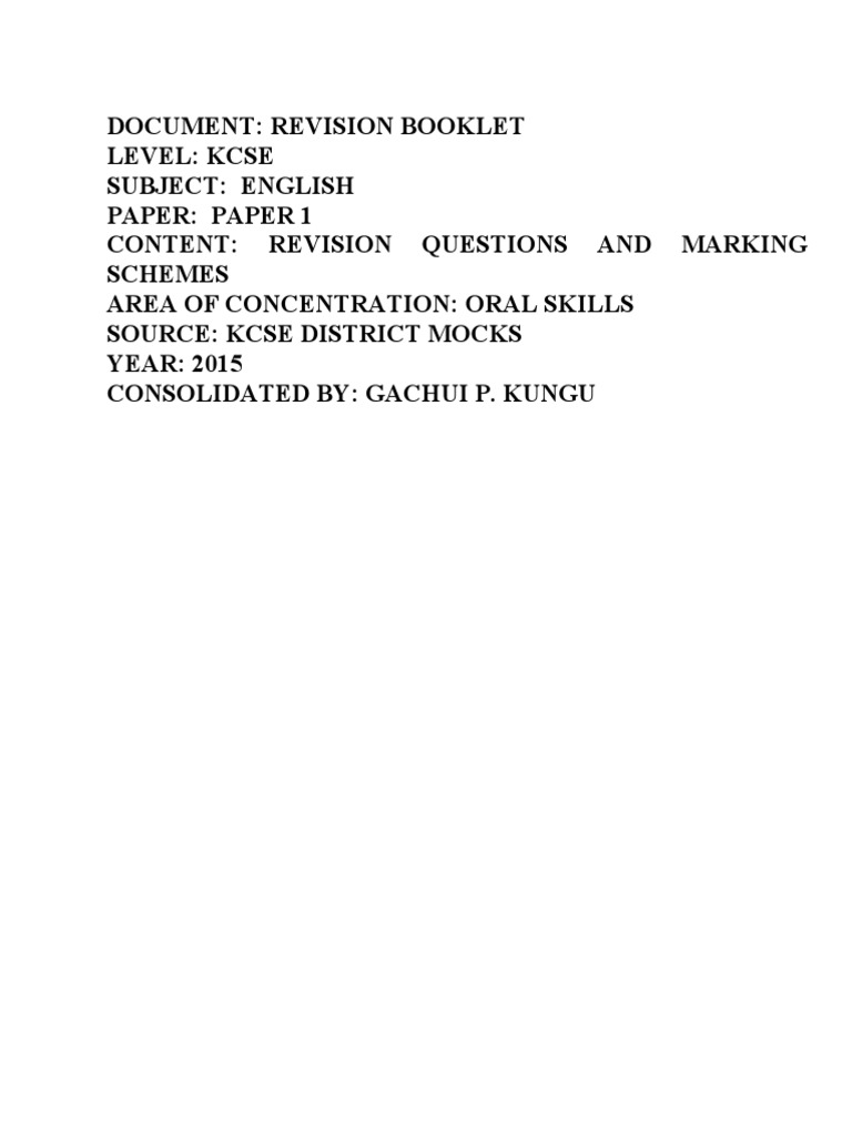 Oral Skills Exams | PDF | Poetry | Nonverbal Communication