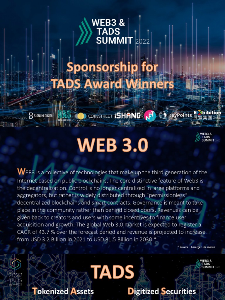 Web3 & TADS Summit 2022 - Winners | PDF | Cryptocurrency