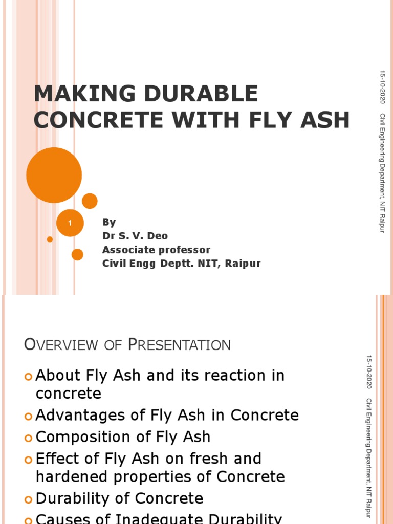 Fly Ash | PDF | Concrete | Fly Ash