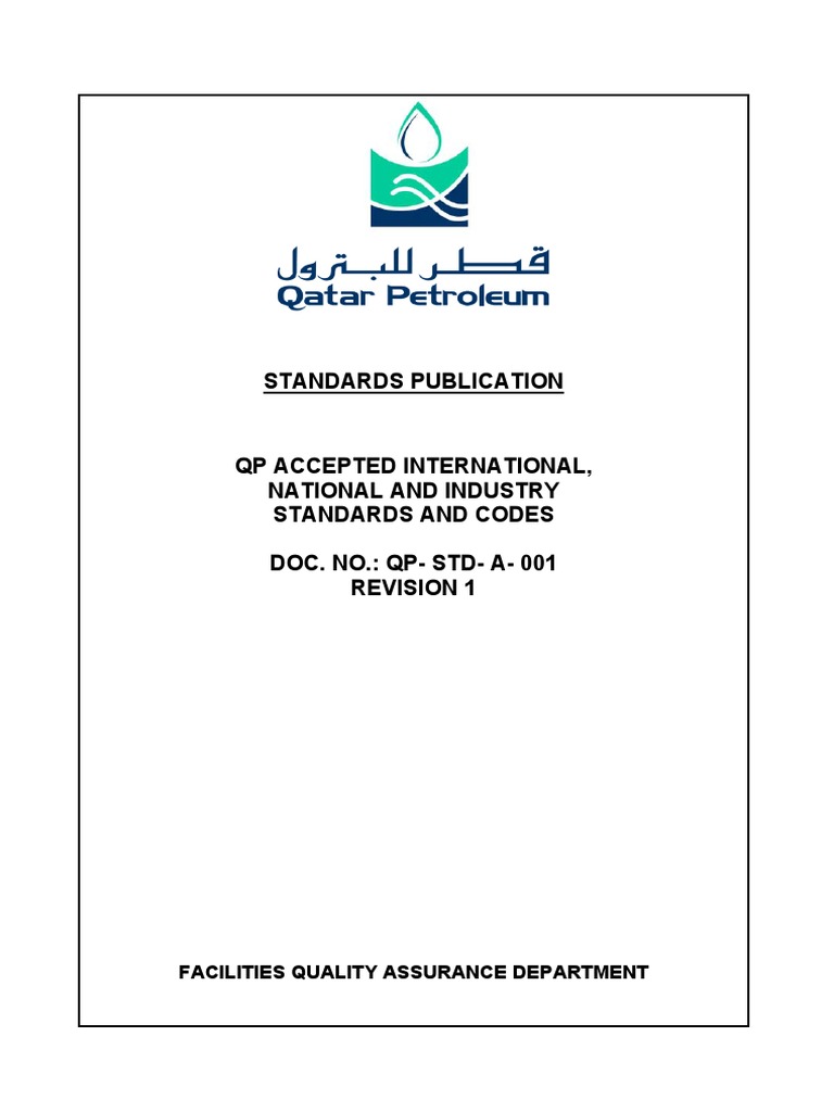 26.1.2 Qp-Std-A-001-1 | PDF | Pipe (Fluid Conveyance) | Pump