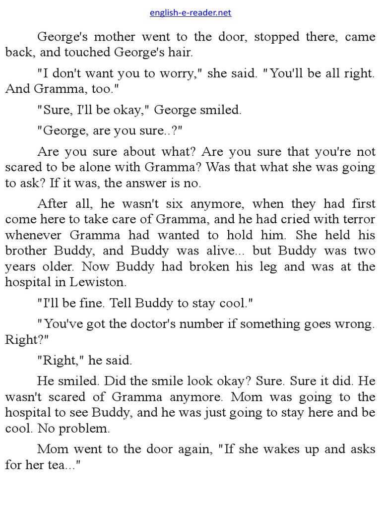 Gramma by Stephen King | PDF