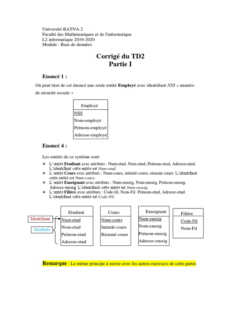 Corrige td2 | PDF