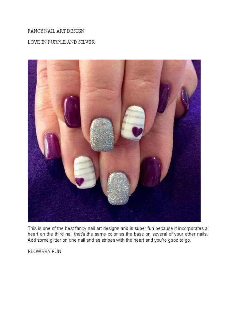 Nail Arts Designs | PDF | Nail (Anatomy) | Paint