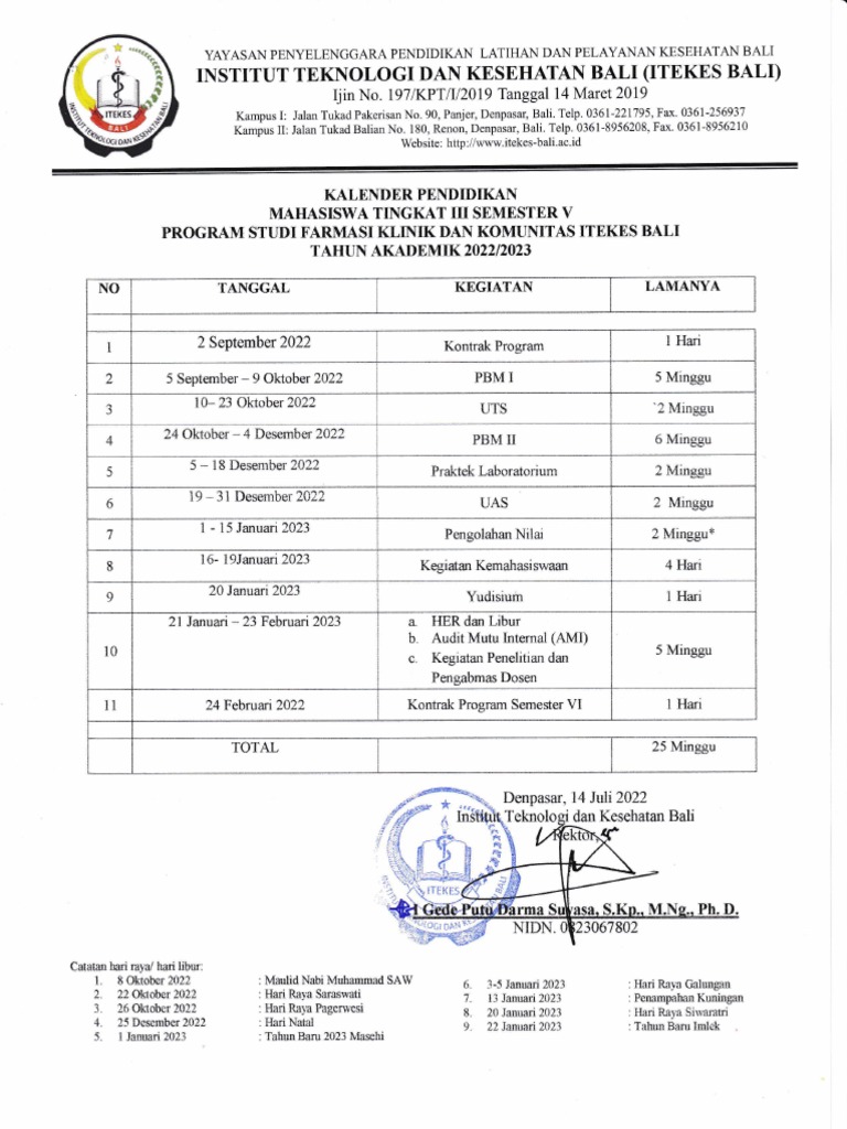 Kaldik SMTR V FKK Ta 2022-2023 - 20220721 - 0001 | PDF