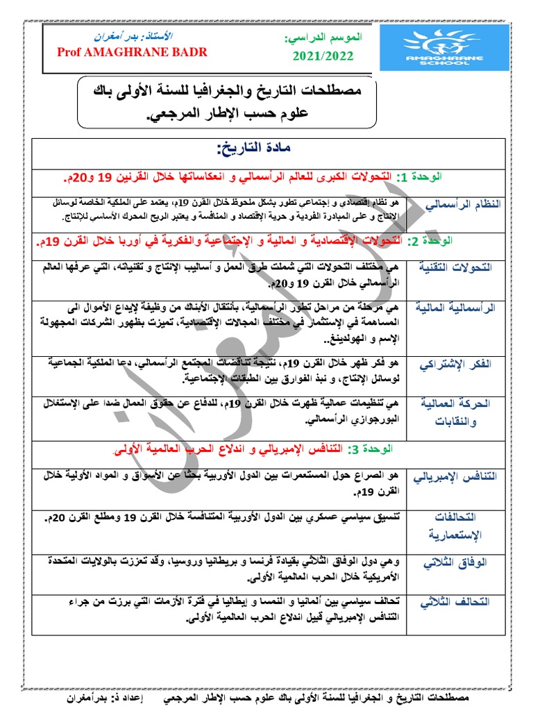 Prof Amaghrane Badr | PDF