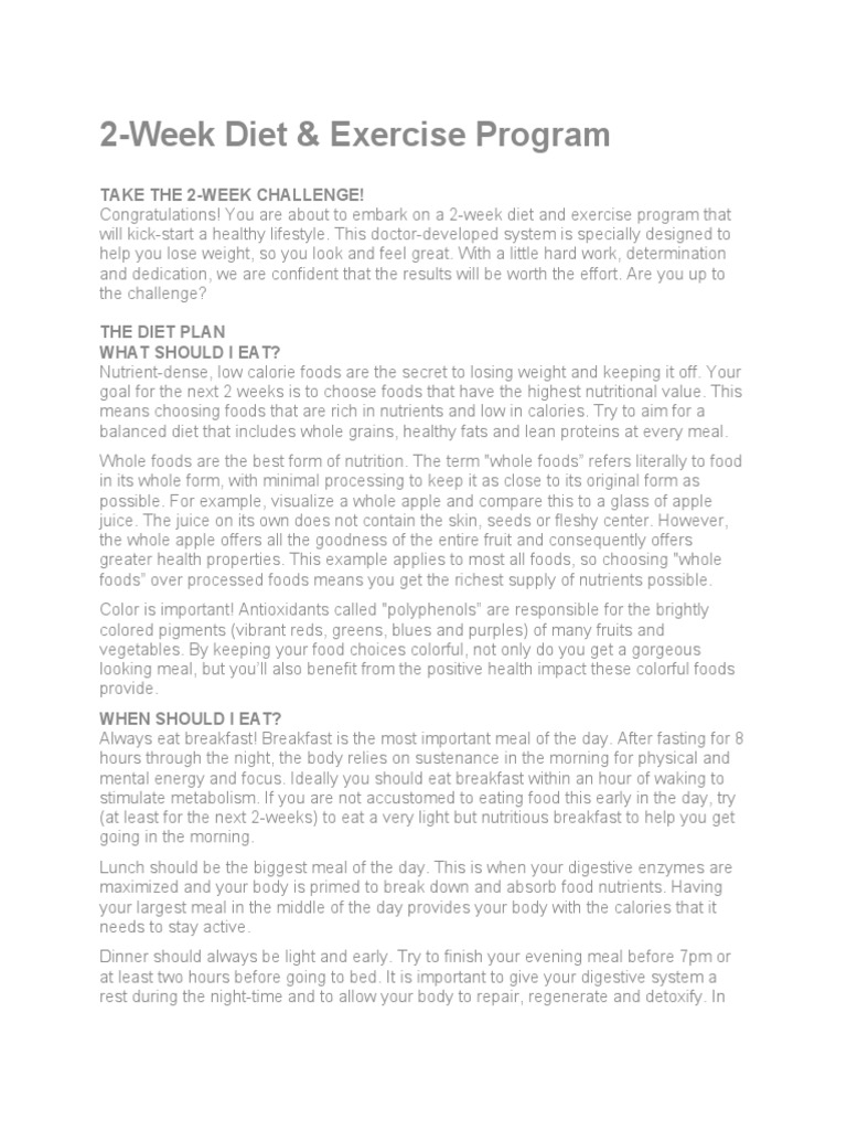 Diet Plan | Download Free PDF | Foods | Dieting