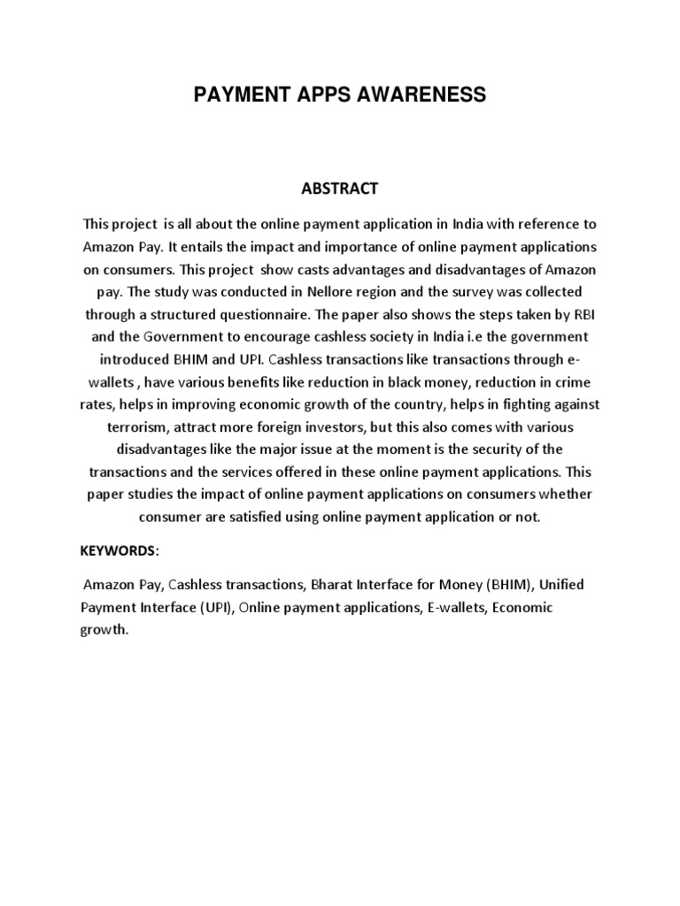 Payment Apps Awareness | Download Free PDF | Apple Pay | Pay Pal