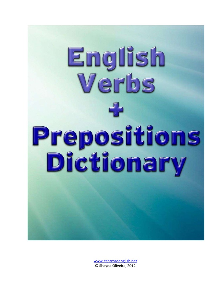 Verbs + Prepositions | PDF