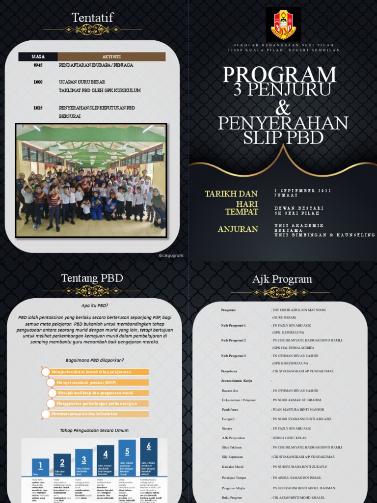 Template Buku Program Percuma Tema Mewah Luxury | PDF