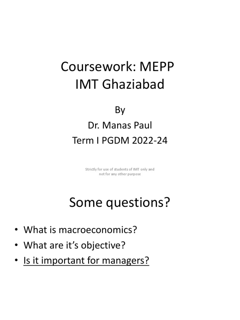 Understanding Macroeconomics: An Introduction to Key Concepts and Models for Managers | PDF ...