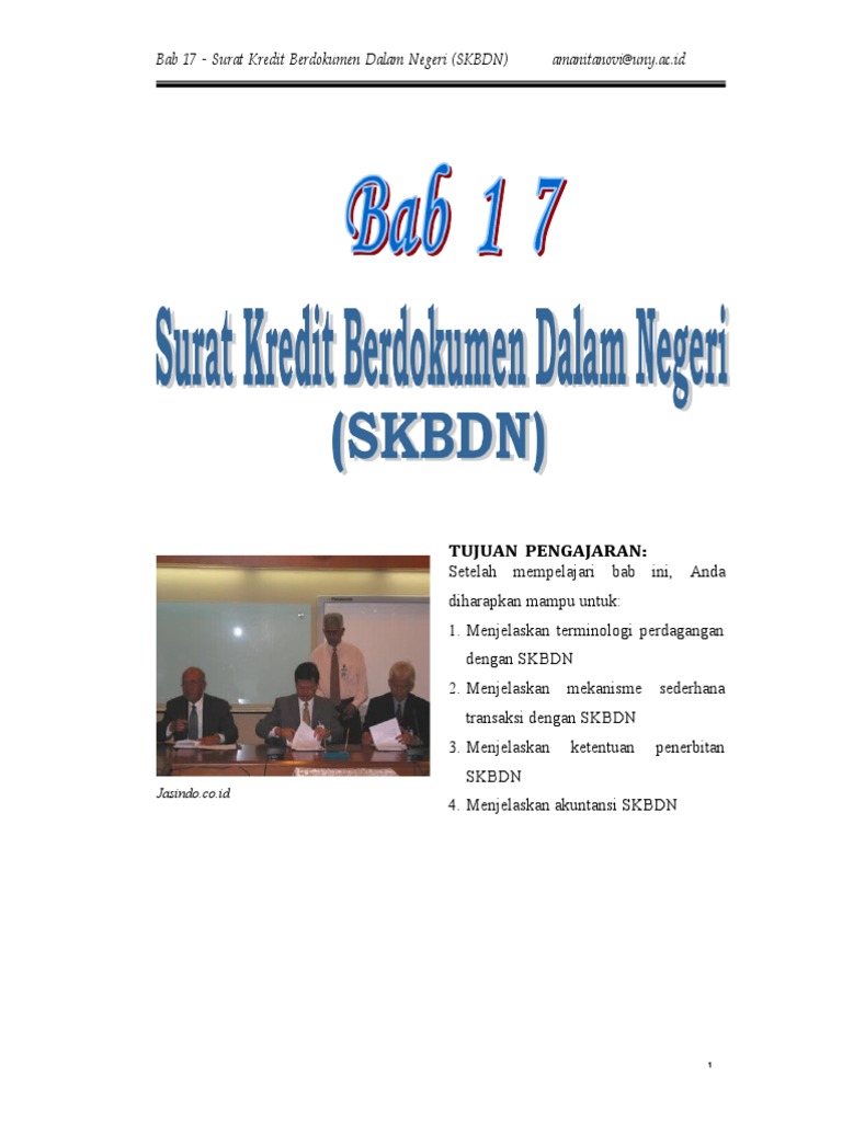 Bab 17 SKBDN | PDF