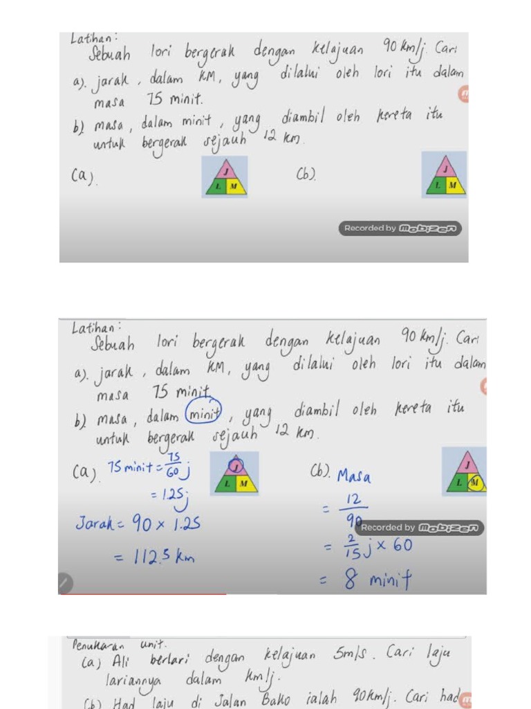 Bab 9 Form 2 Latihan | PDF