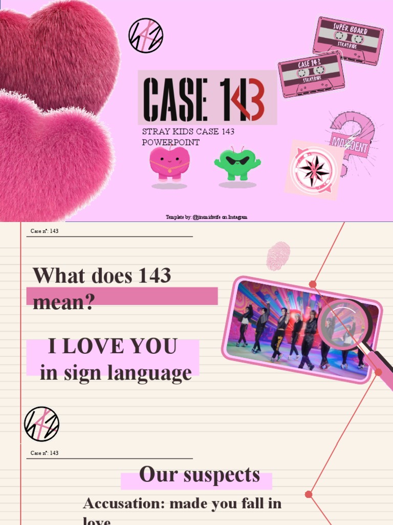 Stray Kids Case 143 Template | PDF