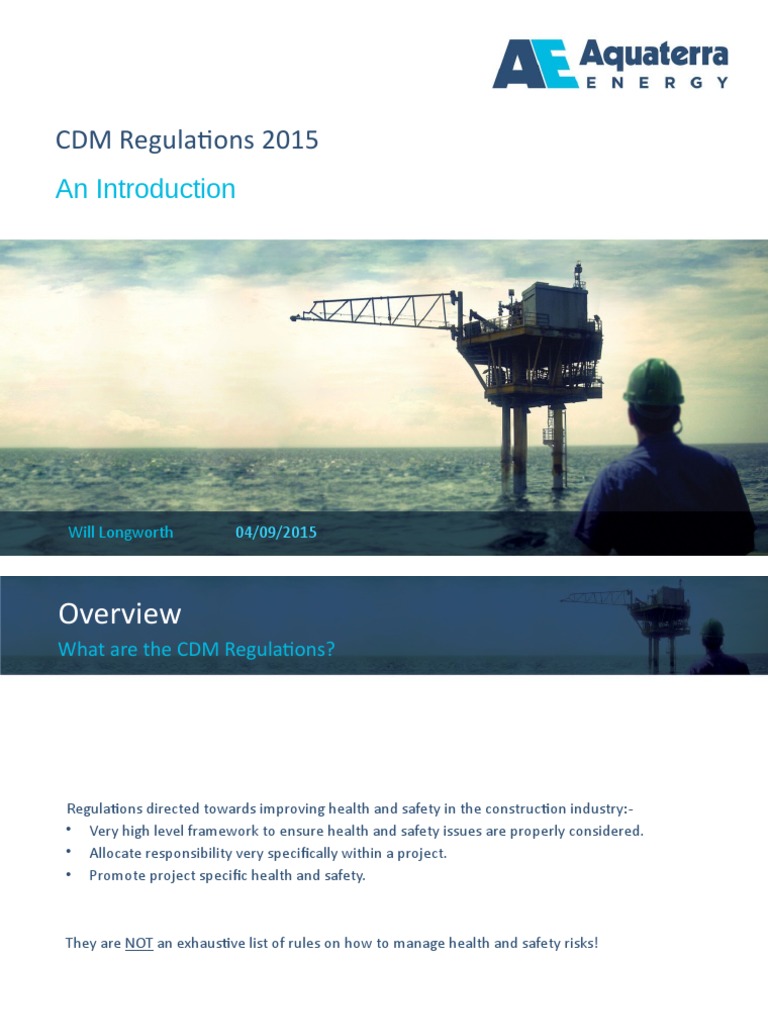 CDM Regulations: A Guide for Builders | PDF | Safety