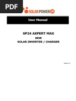 Sunsynk 8kw Hybrid Inverter Manual | PDF | Power Inverter | Solar Panel
