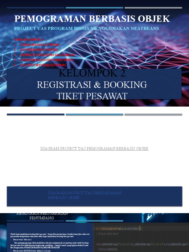 Project Pemograman Berbasis Objek | PDF