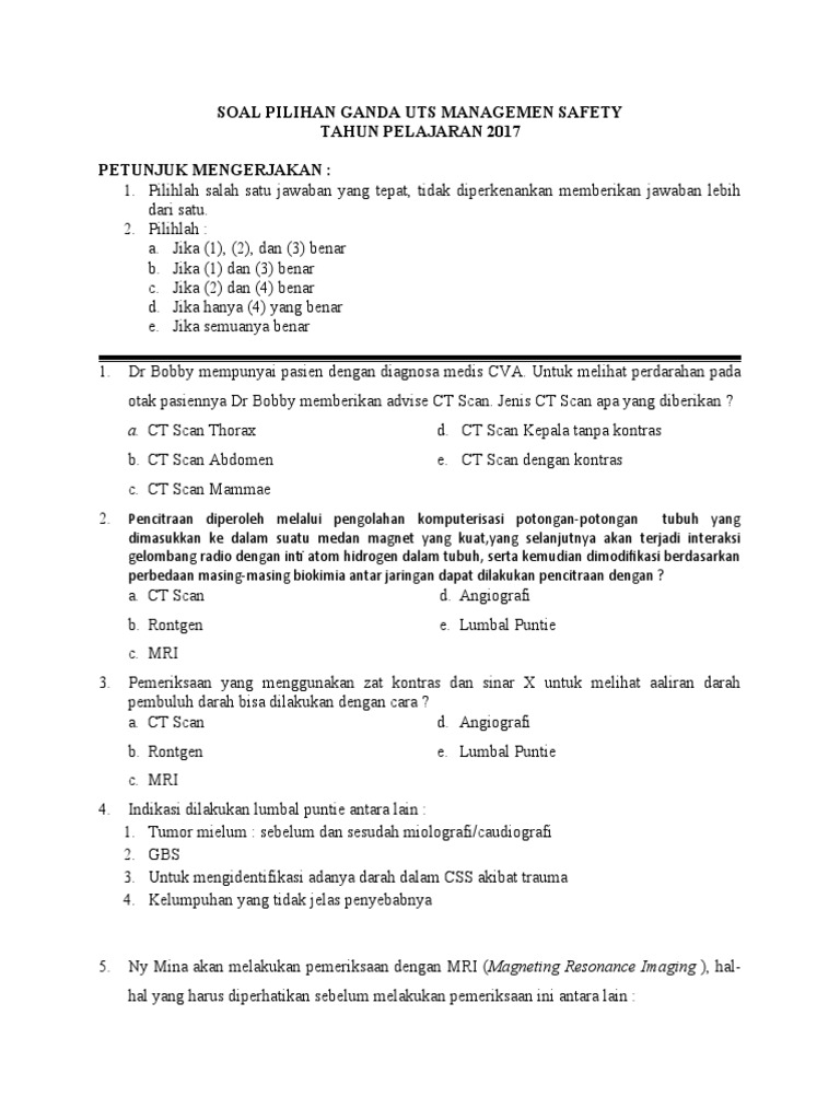Soal UTS KMB II | PDF