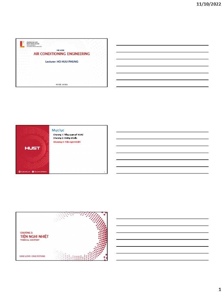 Chapter 3 - Thermal Comfort (VN) | PDF