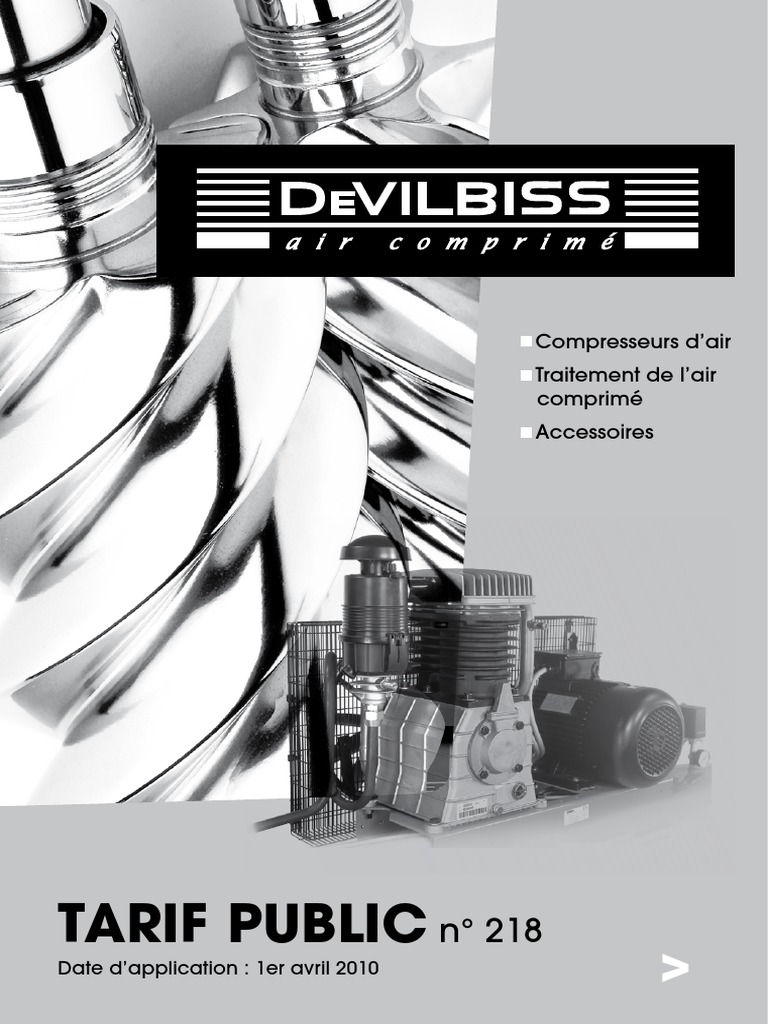 Tarif Devilbiss 2010 | PDF